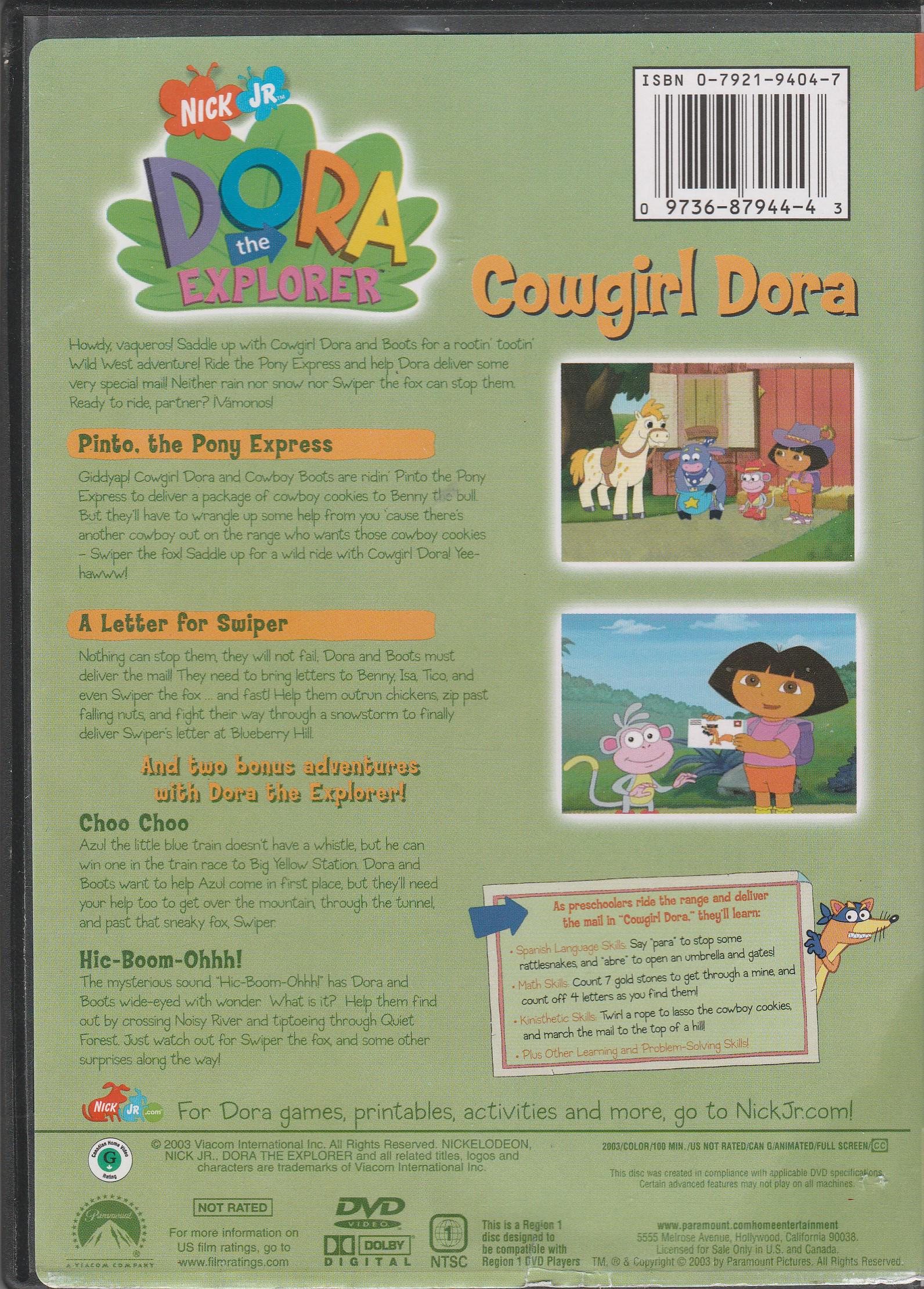 DVD * Dora the Explorer: Cowgirl Dora * Four Episodes From the ...