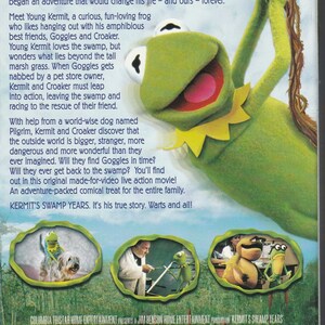 VHS Jim Henson Presents: Kermit, the Swamp Years - Muppet Movie 2002 - Etsy
