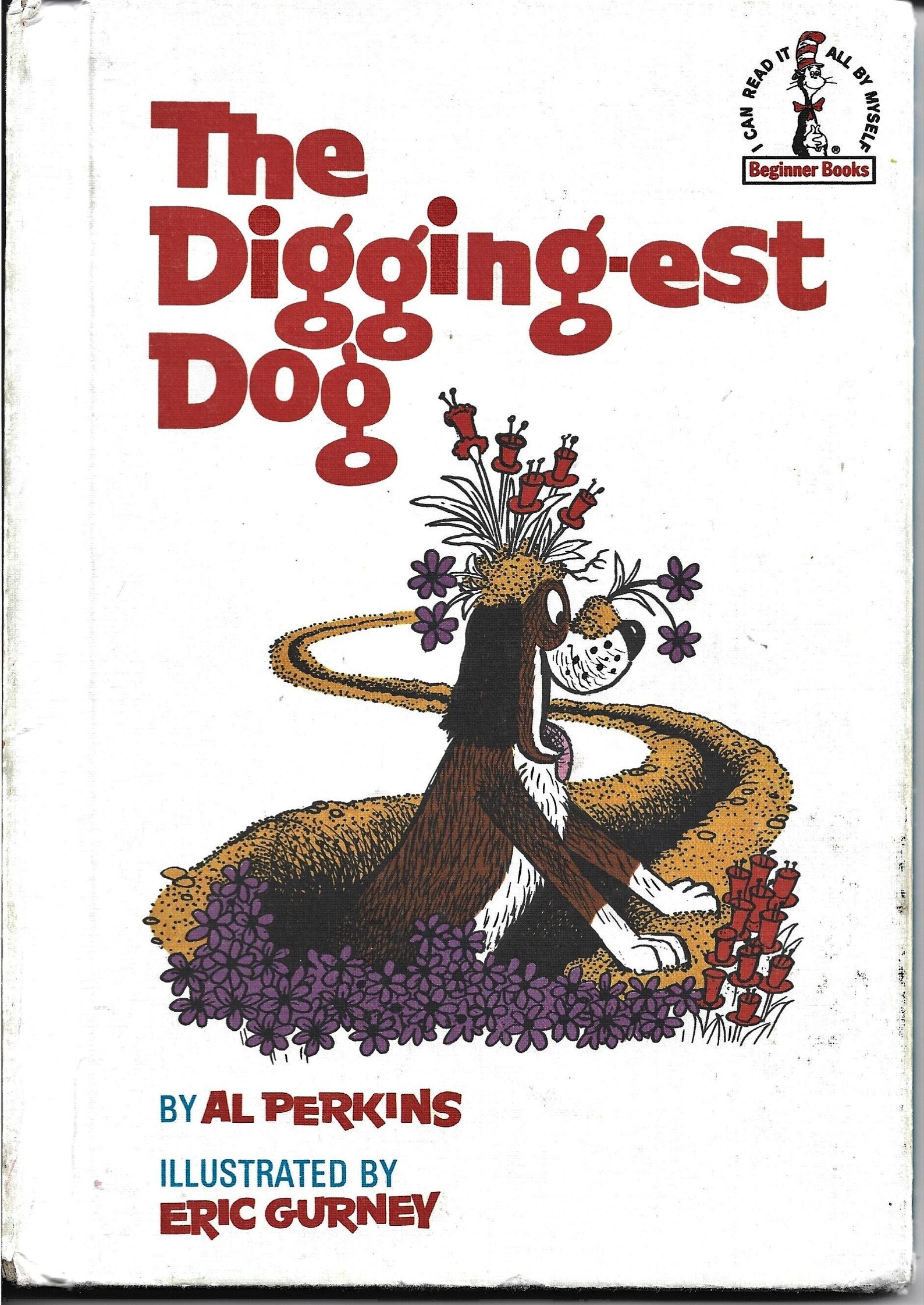 The Digging-est Dog by Al Perkins Beginner Book Hardback 1967 - Etsy
