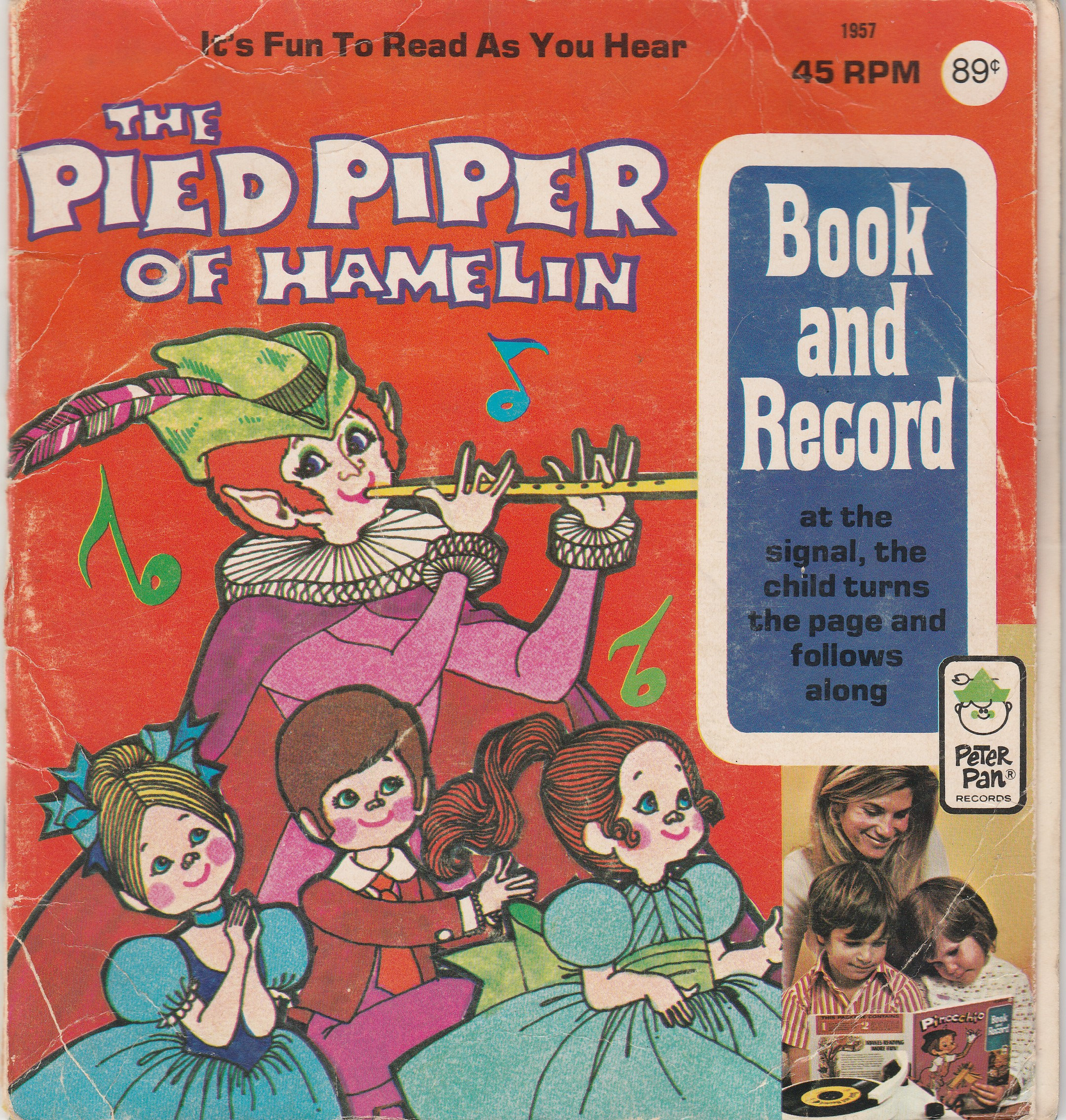 The Pied Piper of Hamelin Book and Record Set - Peter Pan Records 1971 ...