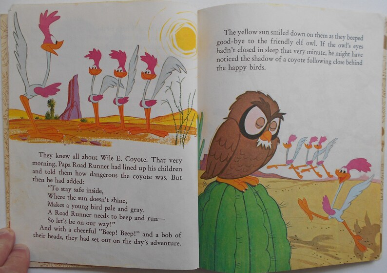Beep Beep the Roadrunner: A Very Scary Lesson * Little Golden Book ...