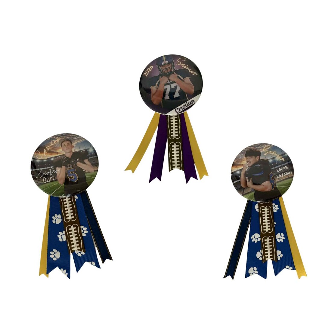 Custom Spirit Buttons With Ribbons - Etsy