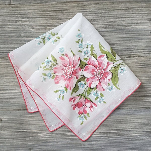 Floral Handkerchief - Etsy