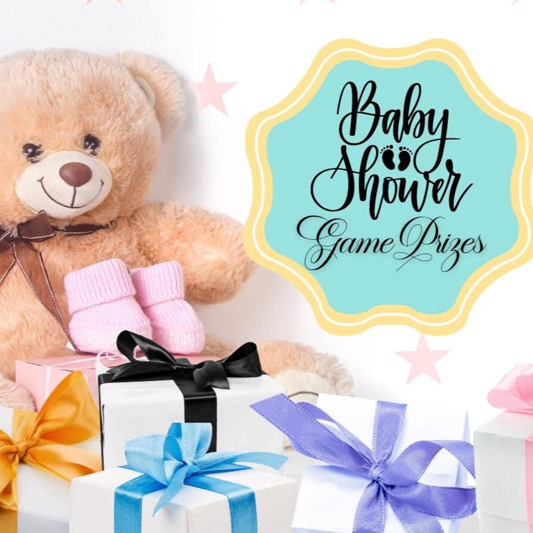 Baby Shower Game Prizes, Organic Spa Gift Box Set (free Download) - Etsy