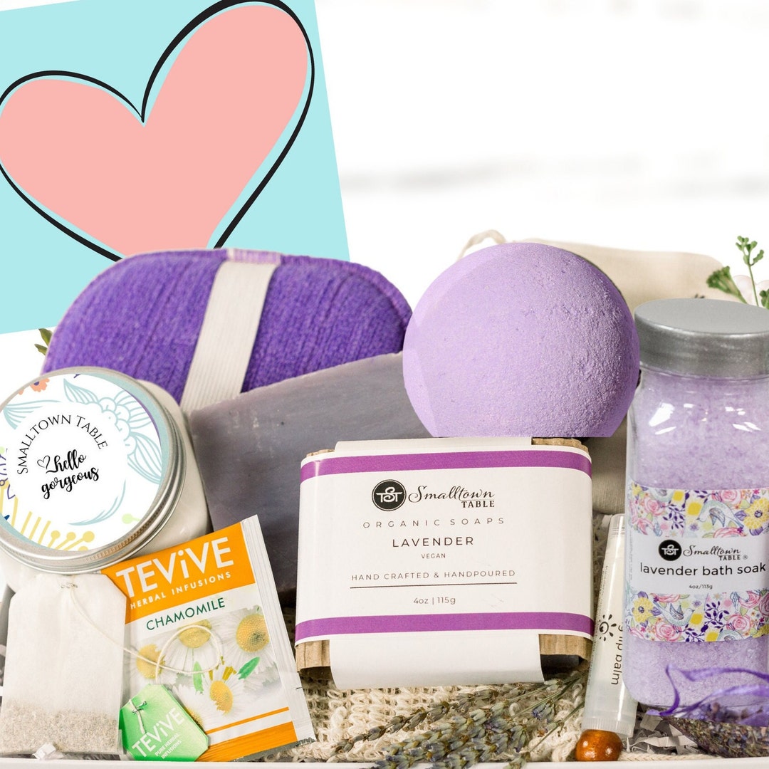 Spa Gift Set for Her: Self Care Package Pamper Yourself With Relaxing ...
