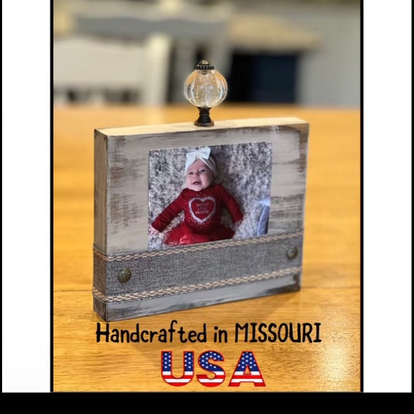 Wood Block Picture Frames - Etsy