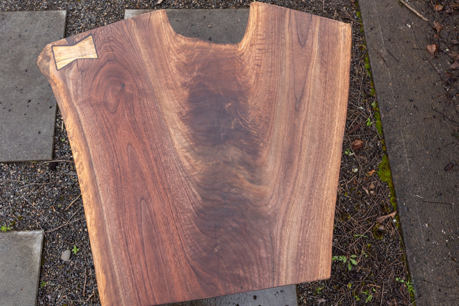 Black Walnut Crotch Waterfall Coffee Table - Etsy
