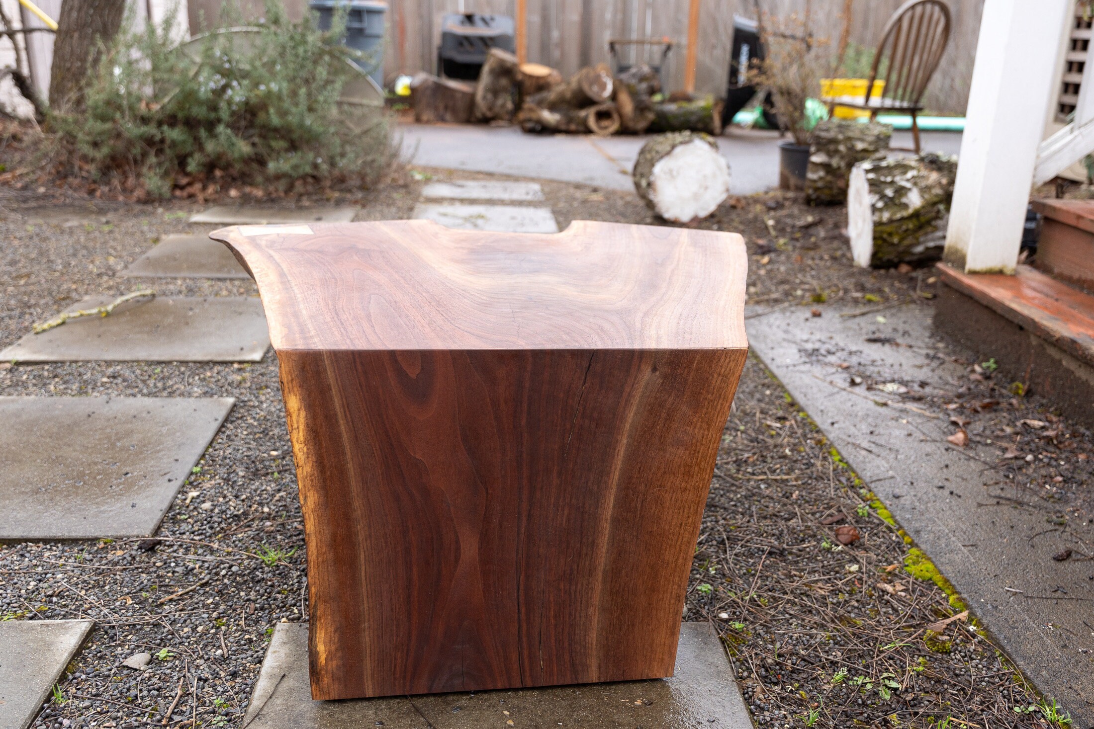Black Walnut Crotch Waterfall Coffee Table - Etsy