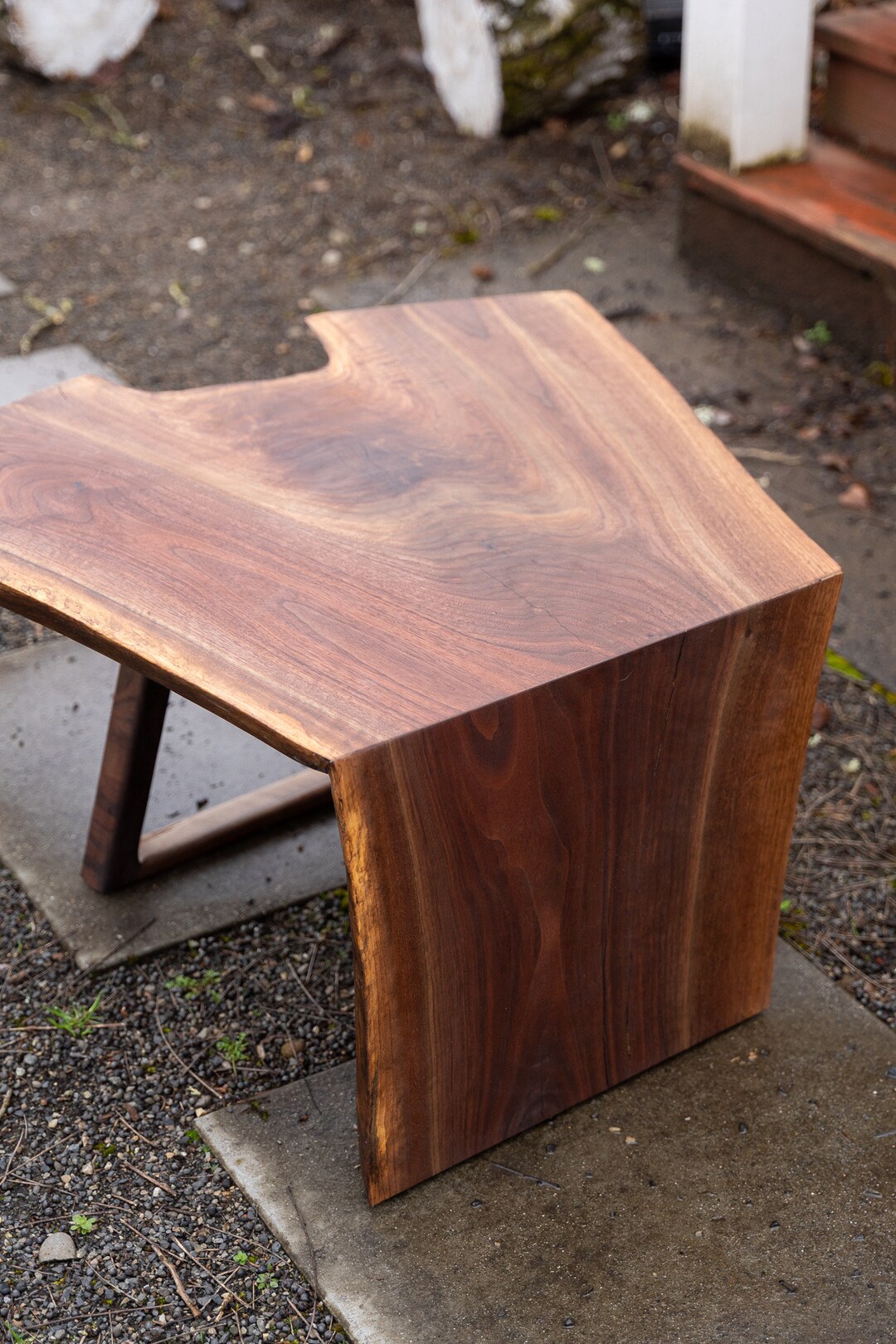 Black Walnut Crotch Waterfall Coffee Table - Etsy
