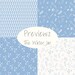 Baby Boy Blue Digital Paper Pack SEAMLESS, China Blue Patterns, Baby ...