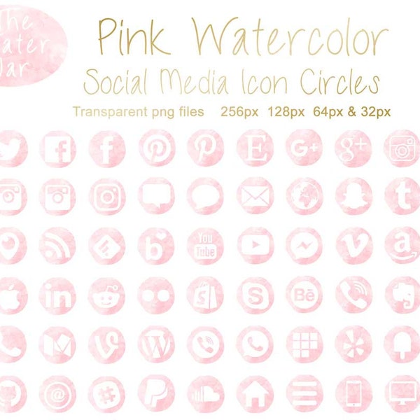 Social Media Icons - Etsy