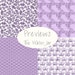 Digital Chinoiserie Paper Pack Purple China Pattern Digital - Etsy
