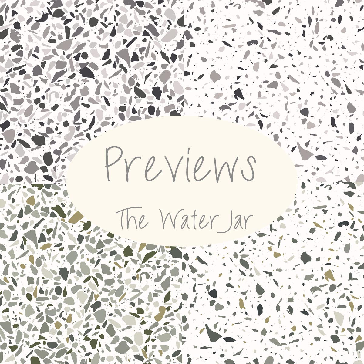 Digital Terrazzo Designs, Natural Terrazzo Tile Patterns, Terrazzo ...
