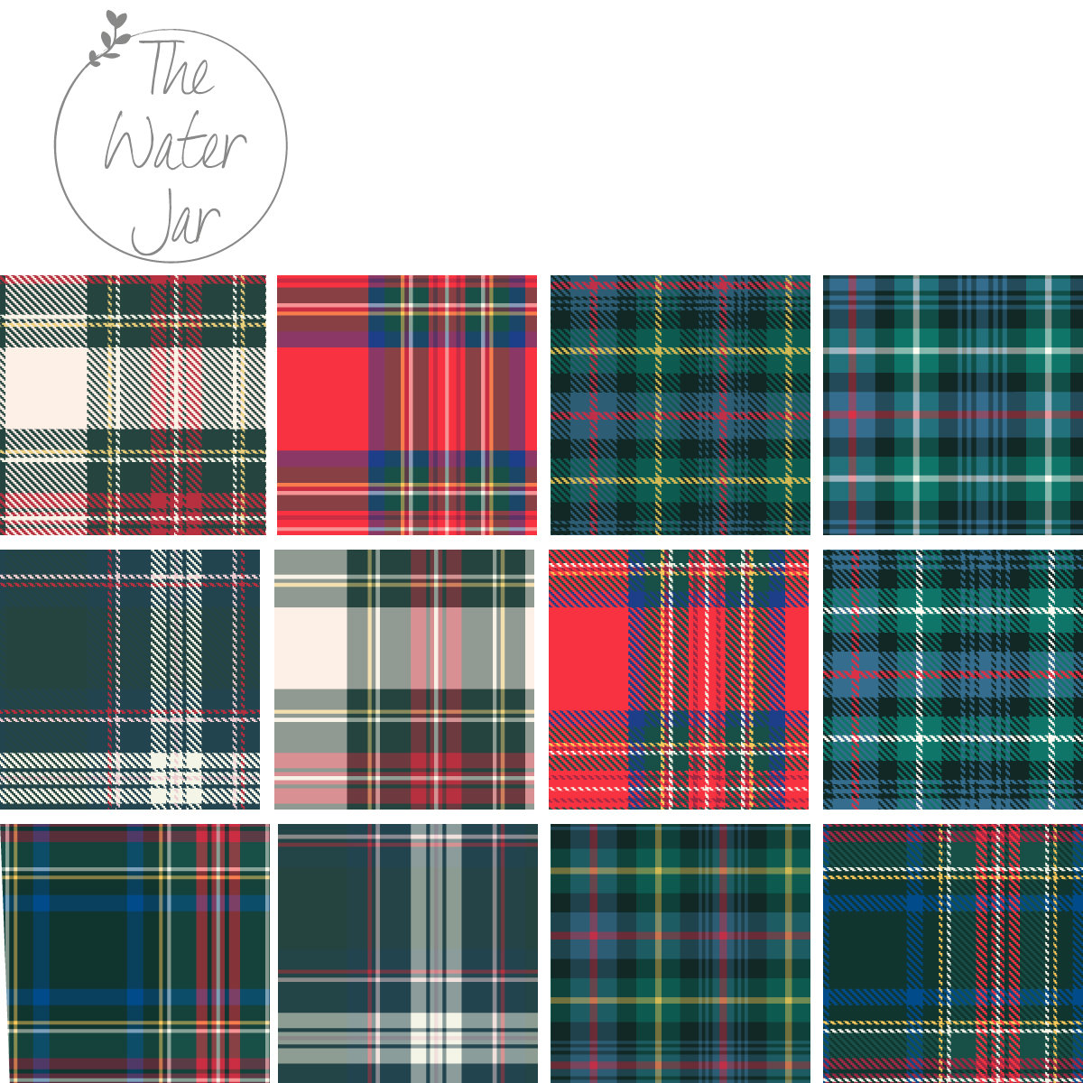 Scottish Tartan Digital Paper Seamless Tartan Patterns | Etsy UK