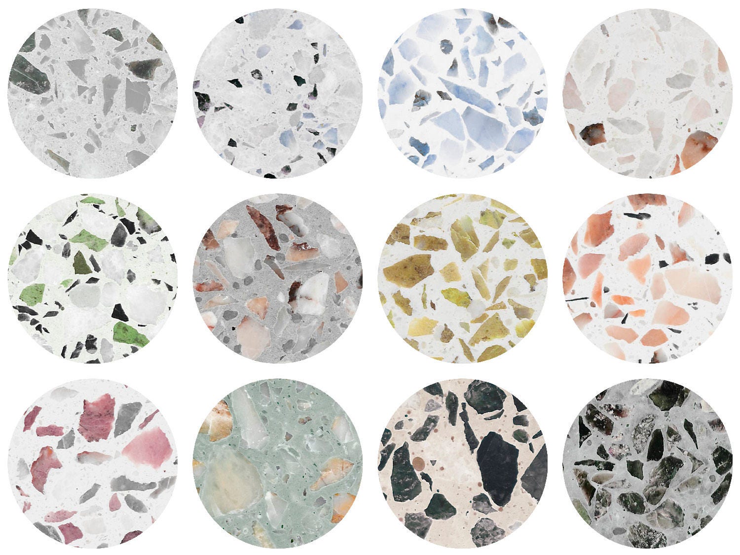 Terrazzo Digital Paper Terrazzo Patterns for Wallpaper or - Etsy