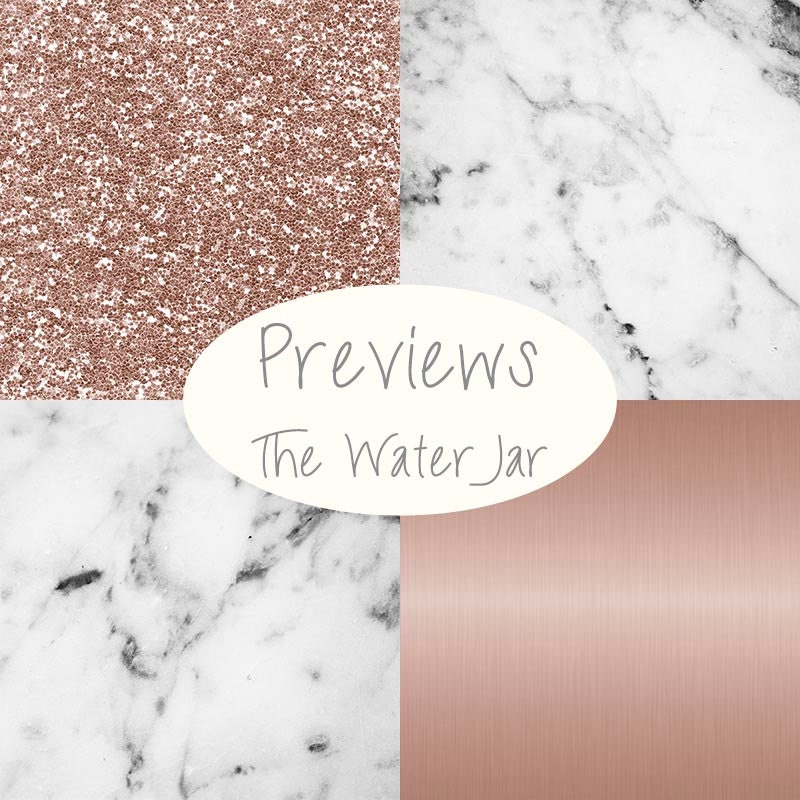 Marble and Rose Gold Digital Paper Commercial Use Digital - Etsy