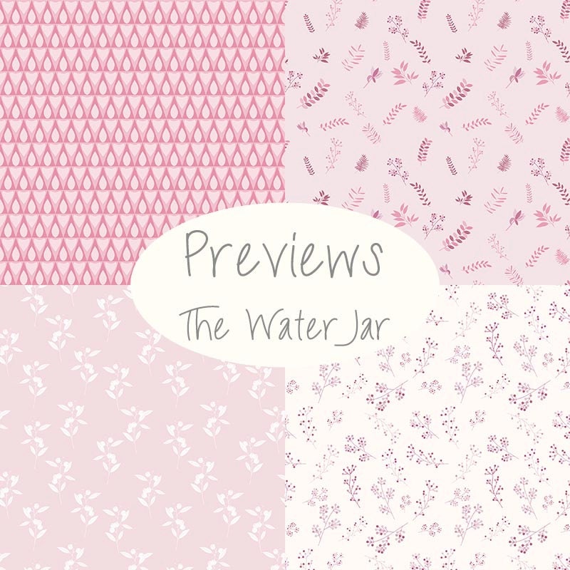 Pink Digital Paper Pack Baby Girl & Baby Pink Designs, Seamless ...