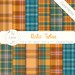 Rustic Plaid Digital Paper Pack, Seamless Tartan Patterns, Printable ...