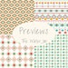 Aztec Digital Paper, Summer Digital Paper Pack, Aztec Patterns ...