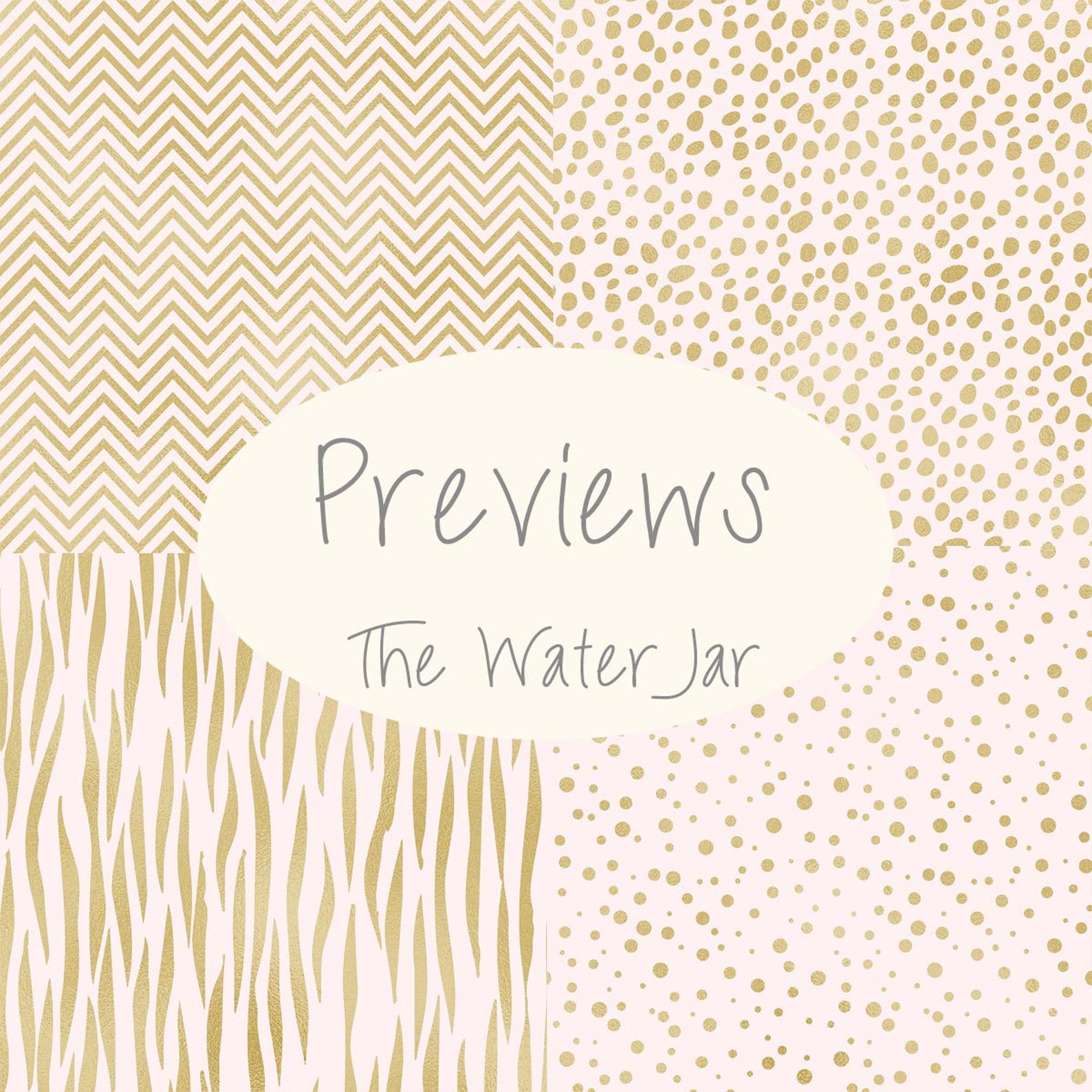 Gold Foil on Blush Pink Digital Paper Pack Printable Gold - Etsy