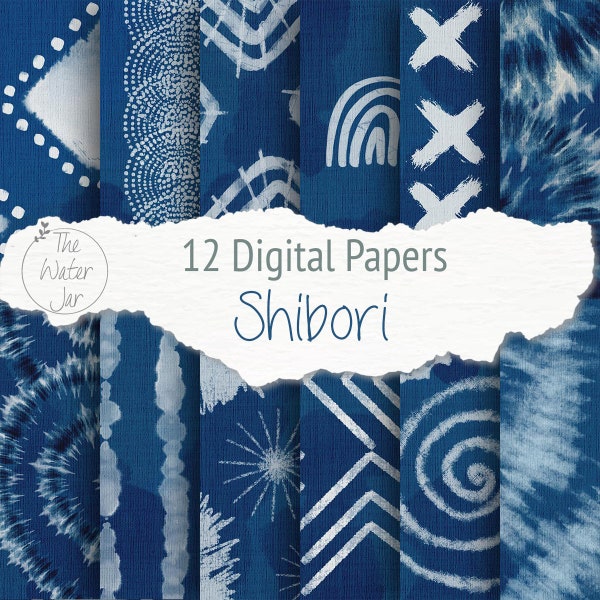 Shibori Wallpaper - Etsy