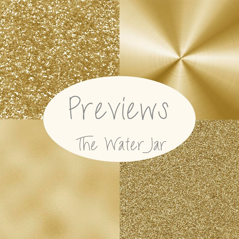 Warm Gold Digital Paper, Printable Gold Textures, Commercial Use ...