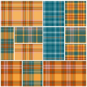 Rustic Plaid Digital Paper Pack, Seamless Tartan Patterns, Printable ...