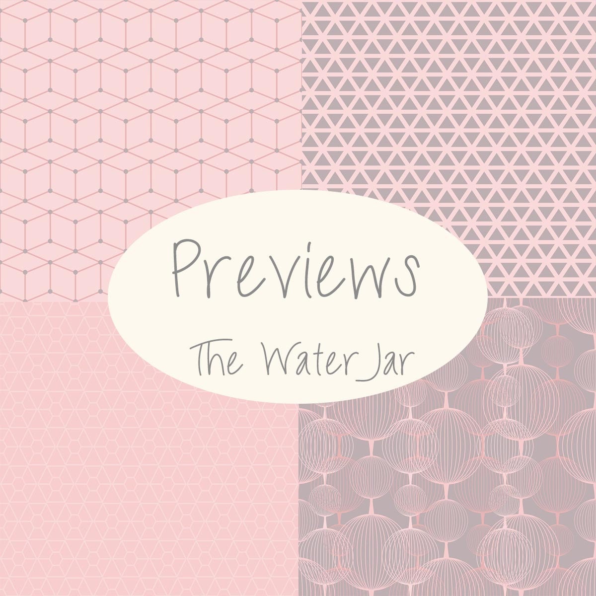 Blush and Grey Digital Wallpaper, Pink, Rose, SEAMLESS Digital Paper ...