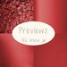 Red Metallic Digital Paper, Printable Red Digital Paper Pack of Metal ...