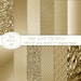 Printable Gold Digital Paper Pack Gold Foil and Glitter | Etsy