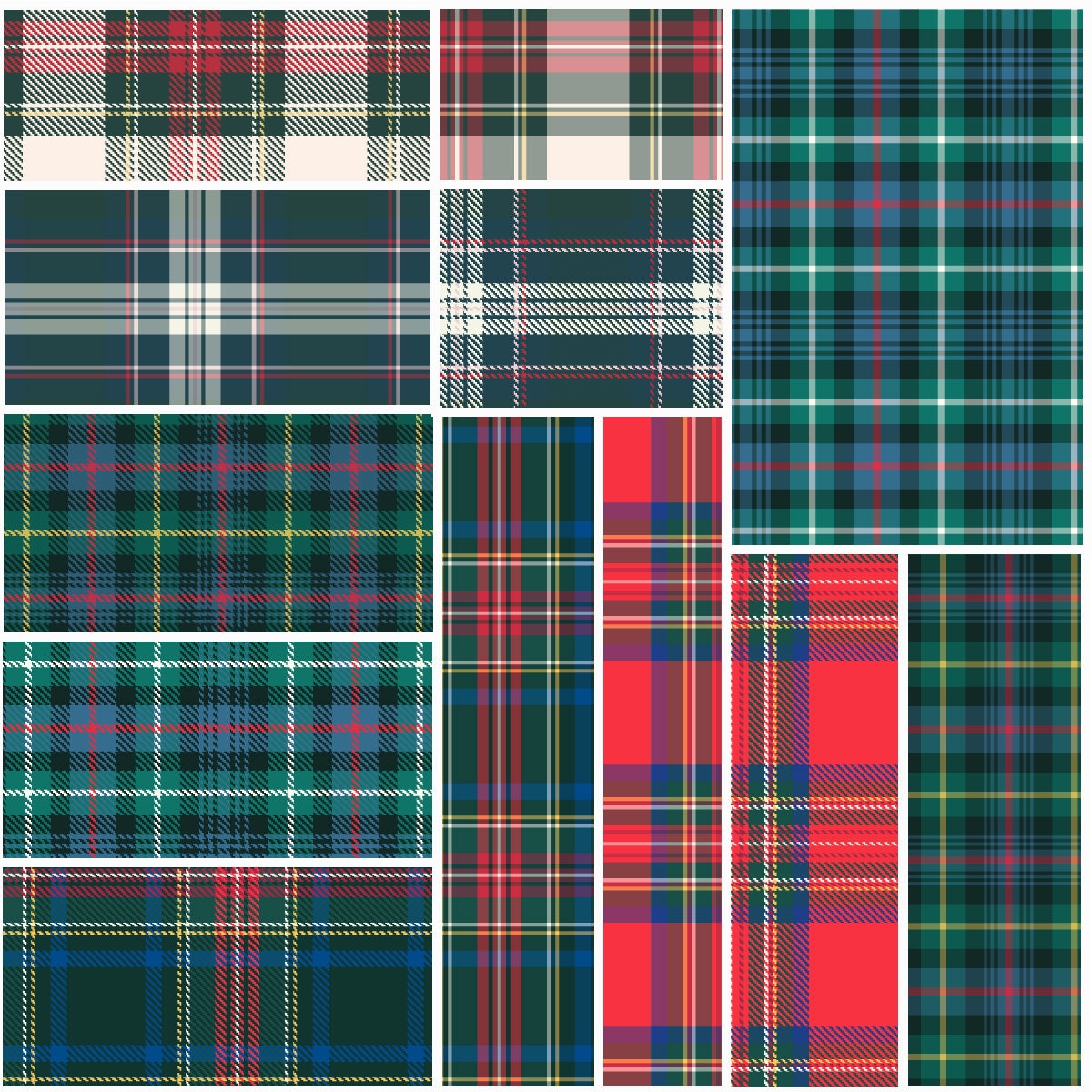 Scottish Tartan Digital Paper Seamless Tartan Patterns - Etsy