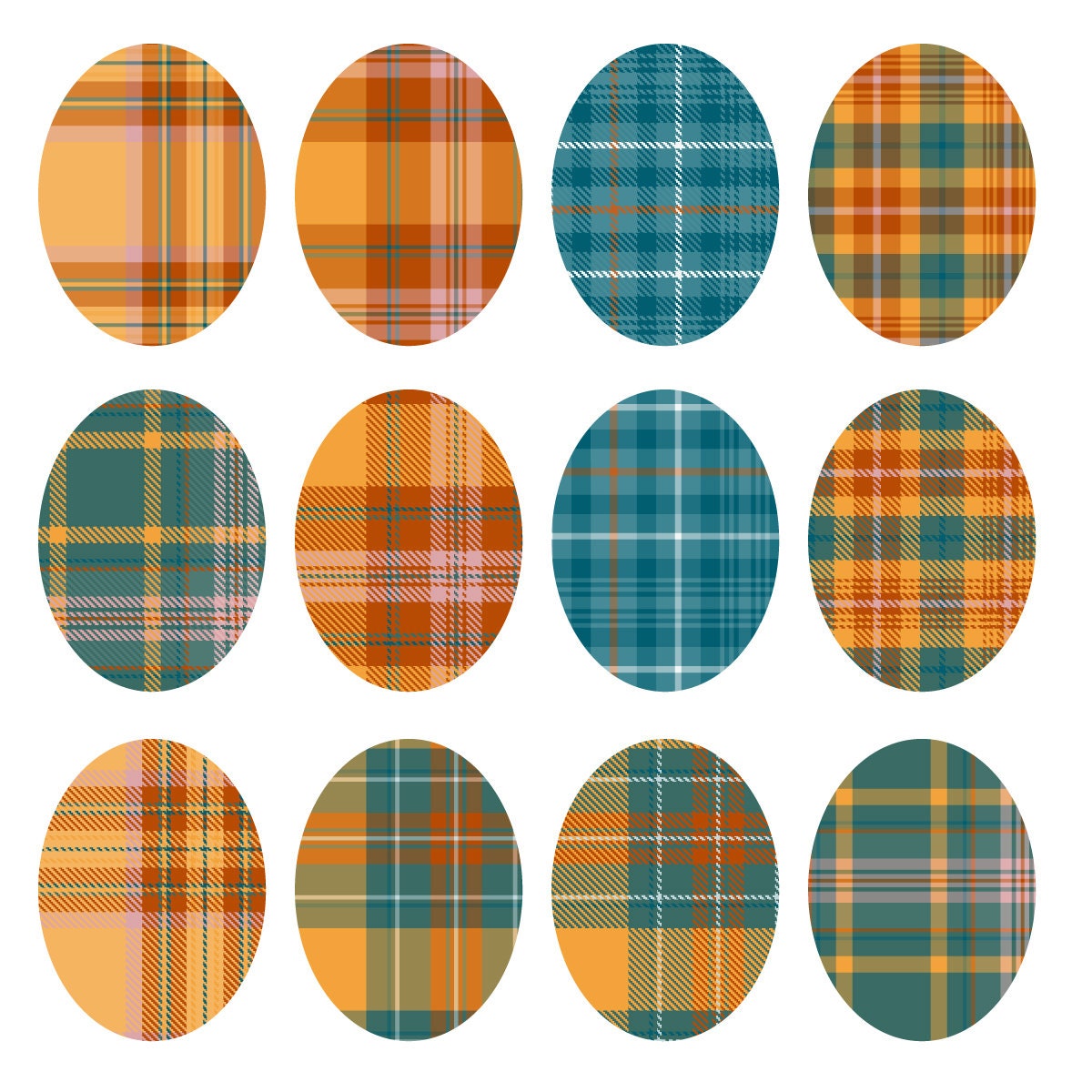 Rustic Plaid Digital Paper Pack Seamless Tartan Patterns - Etsy