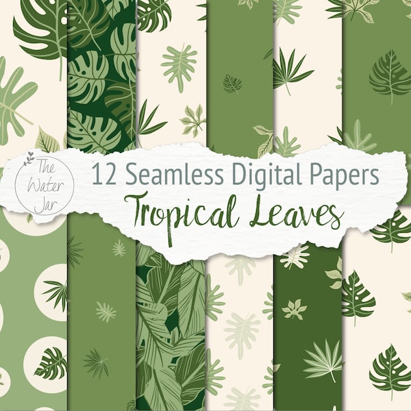 Safari Leaf Wallpaper - Etsy