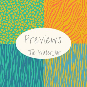 Vibrant Tropical Animal Print Digital Paper Pack, Animal Skin Patterns ...