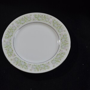 Taihei China Springtime Pattern Dessert Plate, Vintage Floral Dessert ...