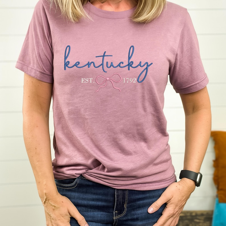 Kentucky Ribbon Embroidery Design: Outline (digital Download) - Etsy