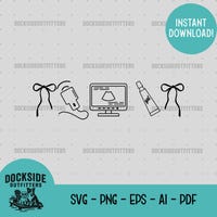 Ultrasound Technician Png Svg, Ultrasound Tech Svg File for Cricut ...