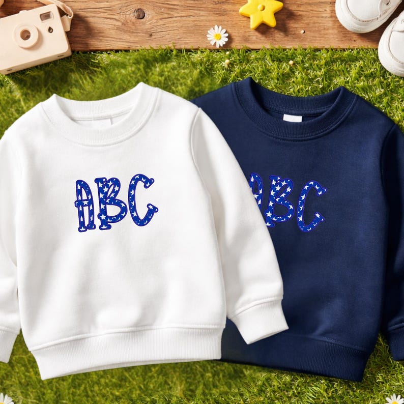 Kid Candy Alphabet Applique Embroidery Bundle, Satin Edge Letters ...