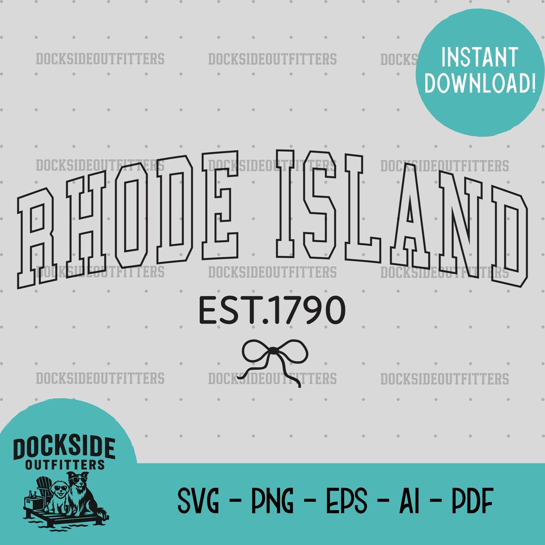 Rhode Island Ribbon College Font SVG PNG, Retro Varsity Alphabet ...