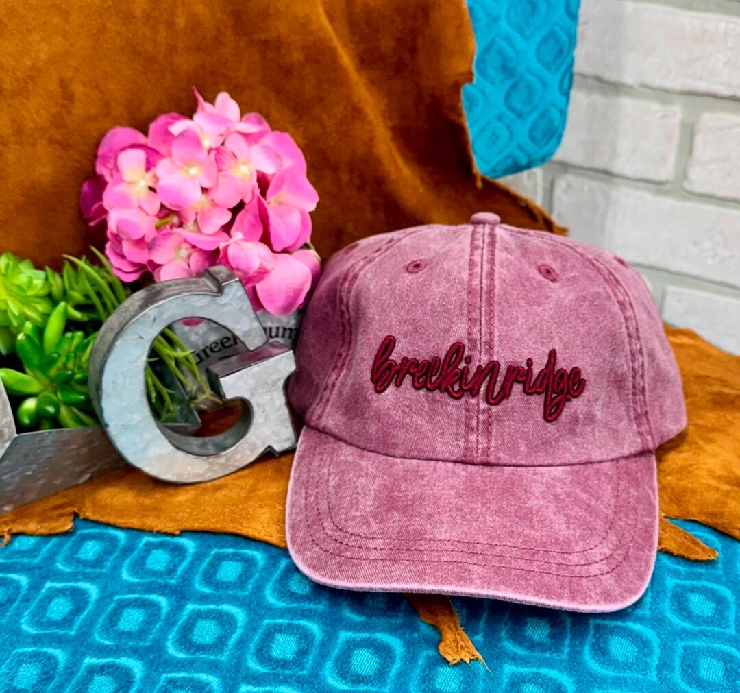 Puff Embroidery Hat Town/school/color Customizable - Etsy