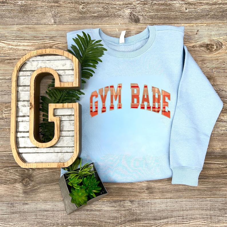 Gym Babe Applique Embroidery Design, Satin and Zigzag Edge Styles ...