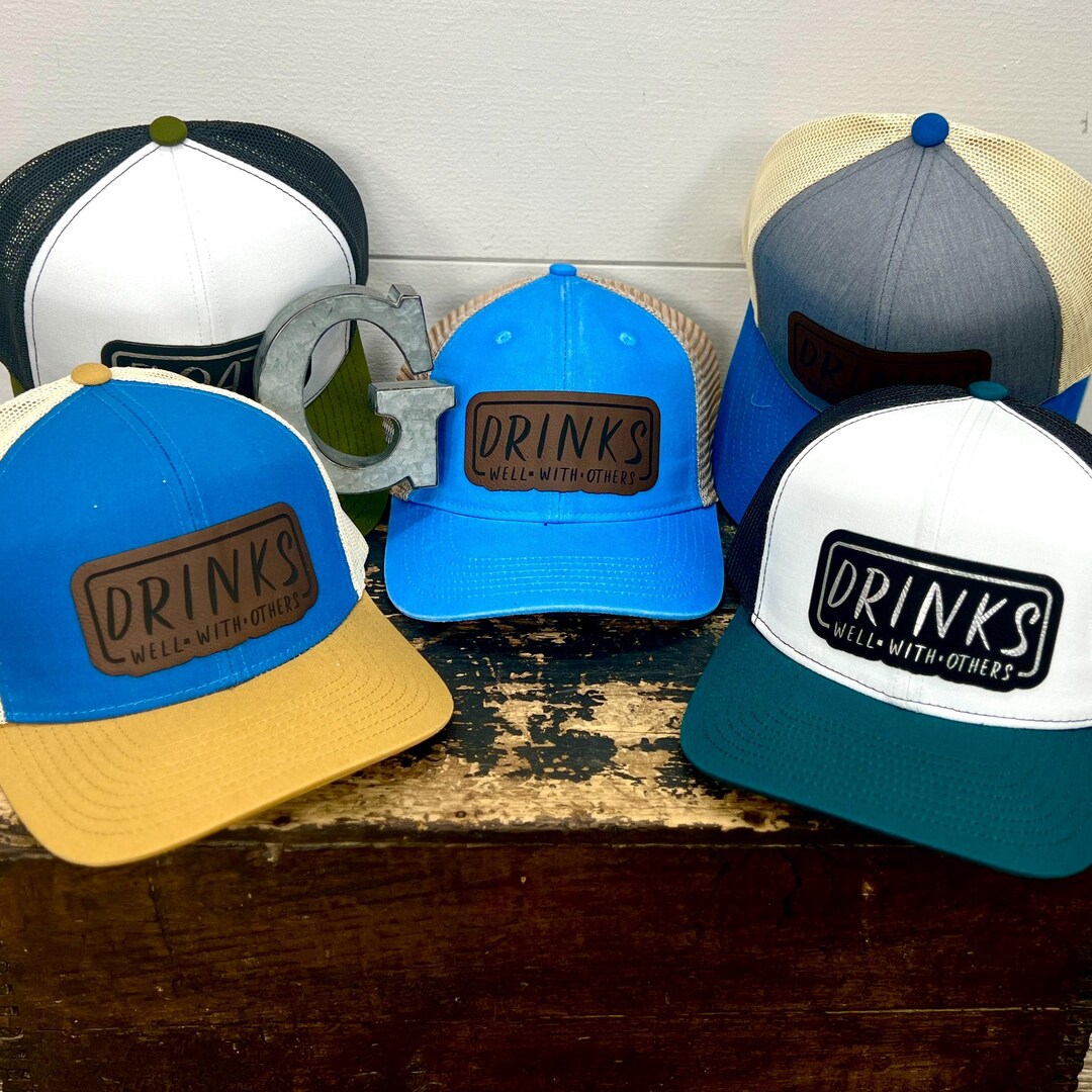 Funny Lake Hat: Floats Well With Others - Summer Trucker Cap - Etsy