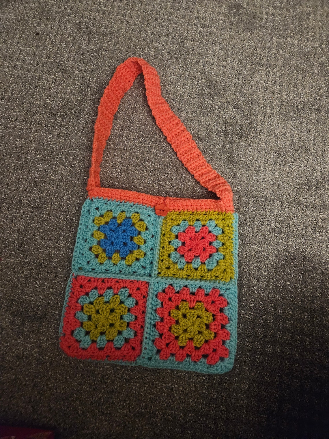 Granny Square Boho Purse - Etsy
