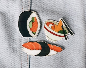 Sushi pin | Etsy