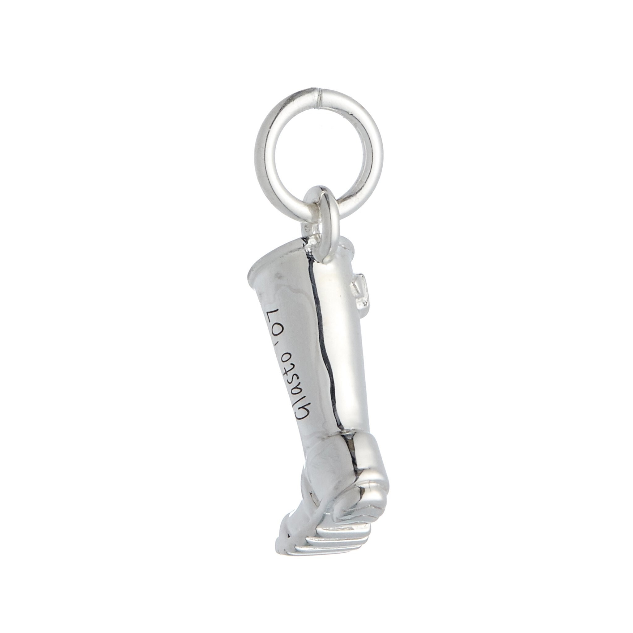 Welly Boot Charm Engraved Wellington Boot Pendant Festival - Etsy UK