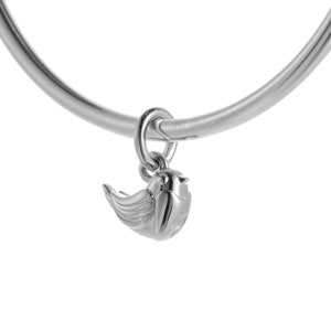 Robin Redbreast Silver Charm - Gold Robin Pendant - Robin Necklace ...