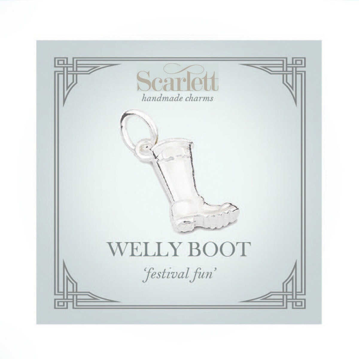 Welly Boot Charm Engraved Wellington Boot Pendant Festival - Etsy UK