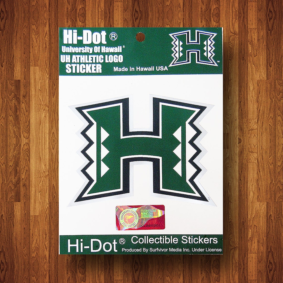 University of Hawaii Sticker H Logo Tribal Hawaii - Etsy