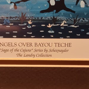 LA, Paul Schexnayder Print Angels Over Bayou Teche, Artist Proof ...