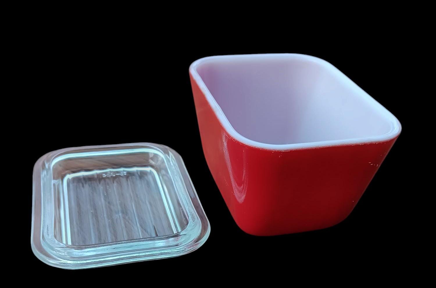 Vintage Pyrex Red 0501 Refrigerator & Ovenware Dish – Mint Condition ...